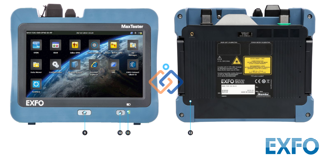 Máy đo OTDR Exfo Maxtester-720C Thương hiệu Canada