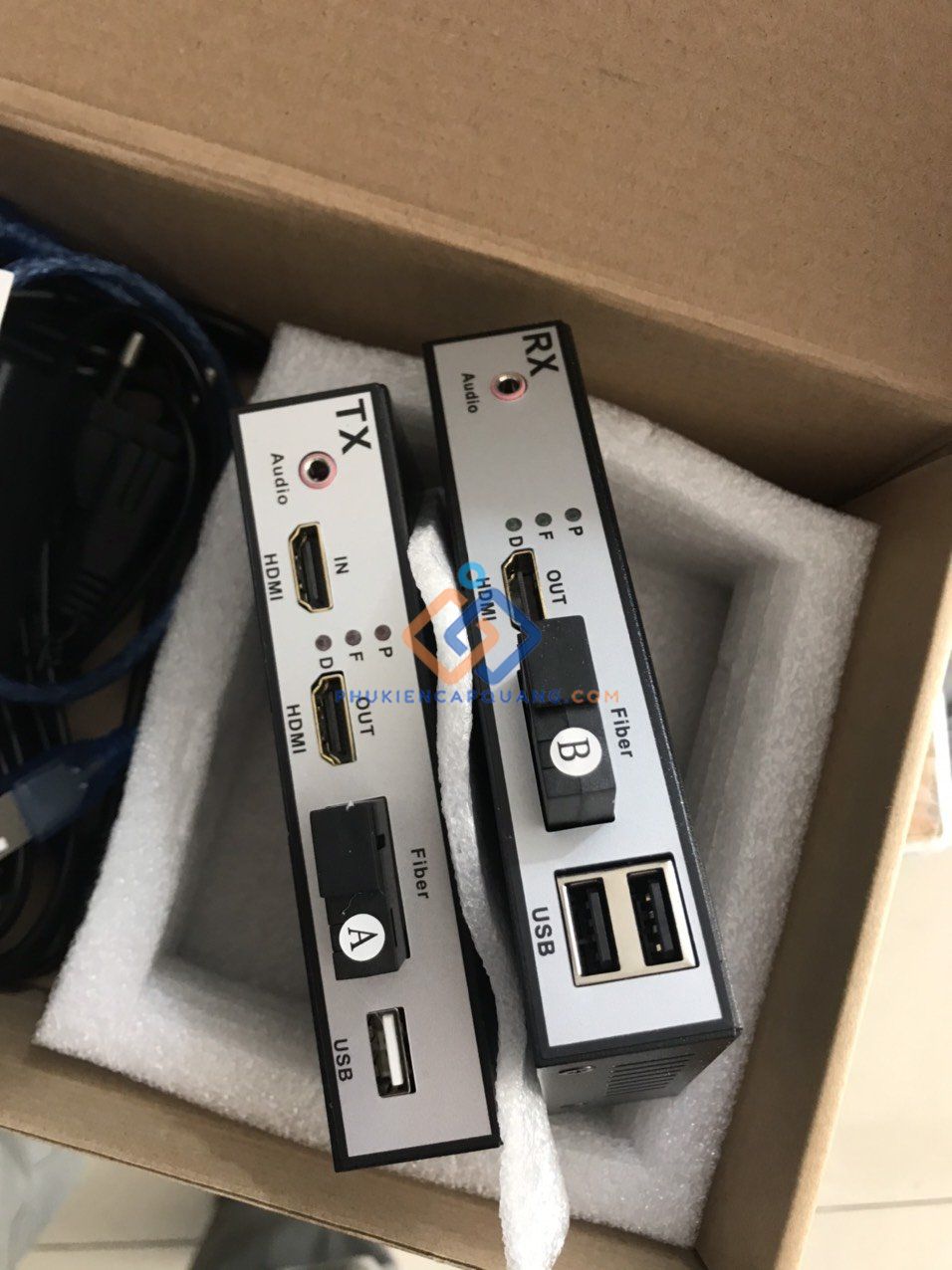 Bộ chuyển đổi HDMI sang quang có cổng USB MP-HDMI1-USBS-20